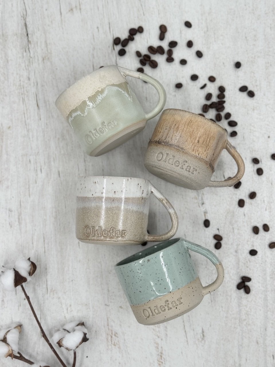 OLDEFAR - Krus og kopper med tekst - rokeramik.dk